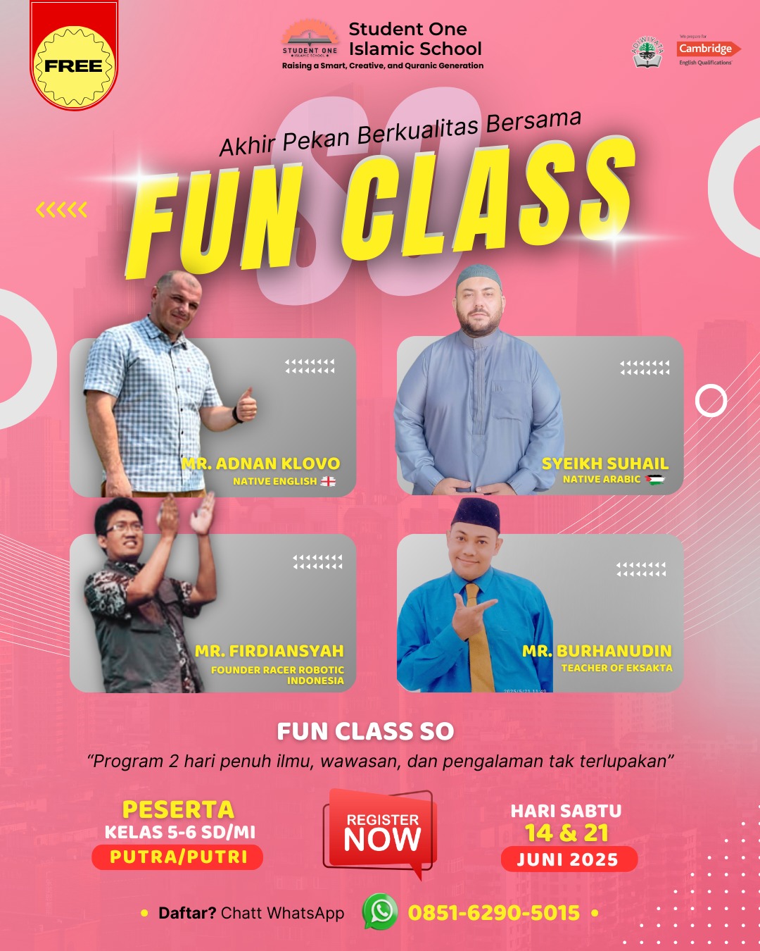 SMP VIS Student One Gelar Fun Class: Belajar Asyik, Cerdas dan ...